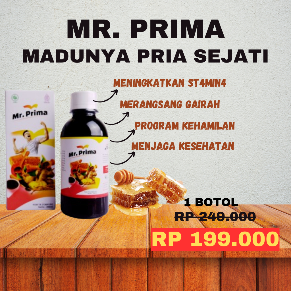 Jual Madu Mr Prima Kebugaran Pria Bikin Durasi Tahan Lama | Shopee ...