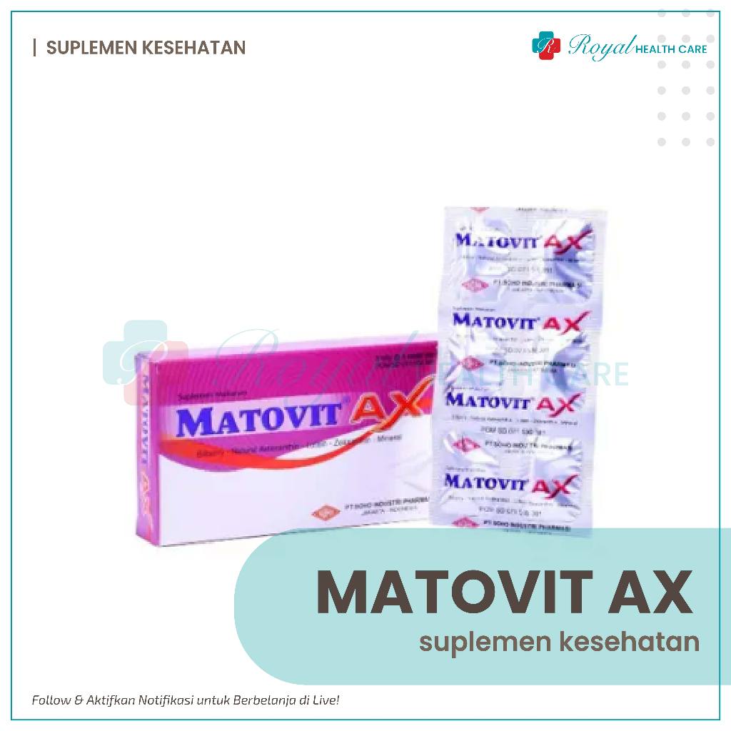 Jual [EXPIRED MARET 2026] MATOVIT AX TABLET Untuk Mengurangi Kelelahan ...