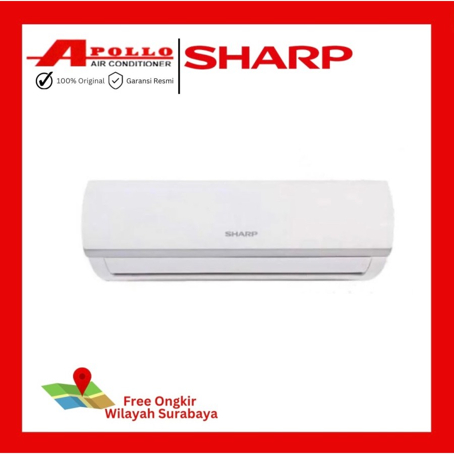 Jual AC SHARP STANDART SERIES 1 PK AHA 9 ZCY | Shopee Indonesia