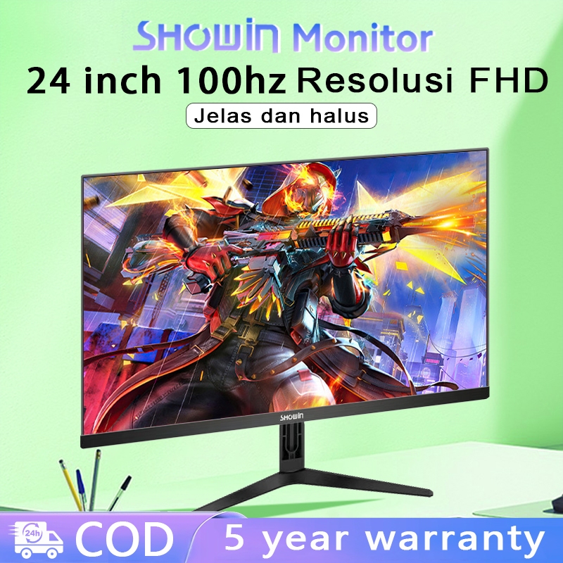 Jual Monitor LED SHOWIN 20/22/24/27 Inch, Layar Lebar, FHD, Panel IPS ...