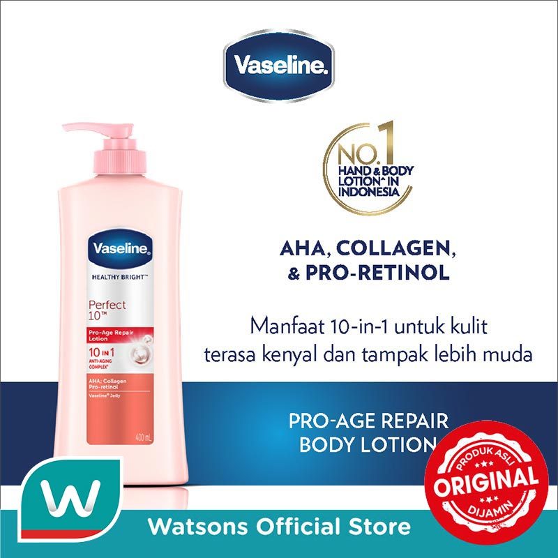 Jual Vaseline Bright Perfect 10 Hand and Body Lotion 400ml | Shopee ...