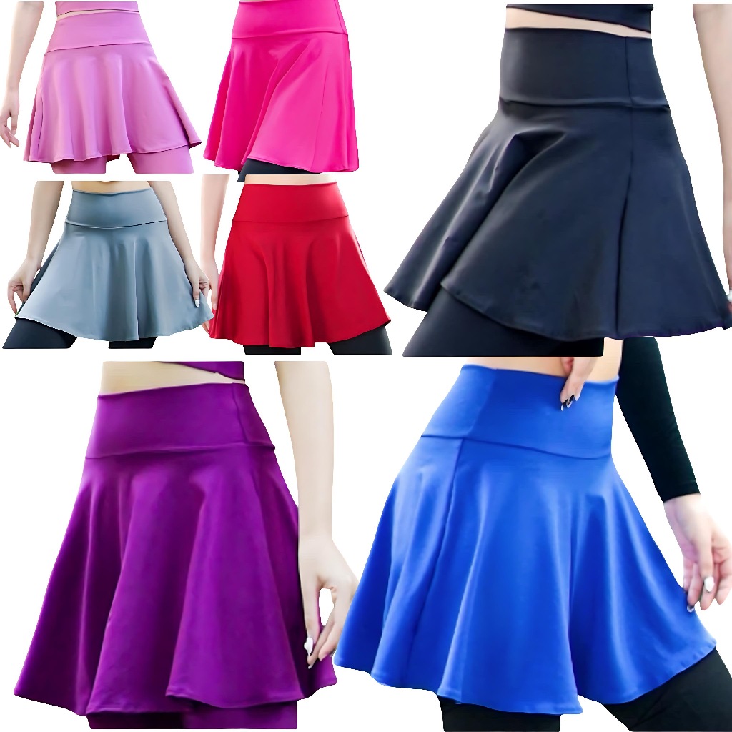 Jual 27-Rok wanita luaran celana rok olahraga wanita rok senam aerobic ...