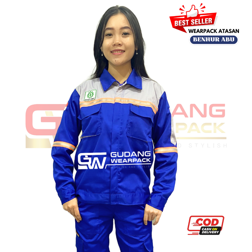 Jual WEARPACK ATASAN Gudang Wearpack - Baju Kerja Seragam Proyek Warna ...