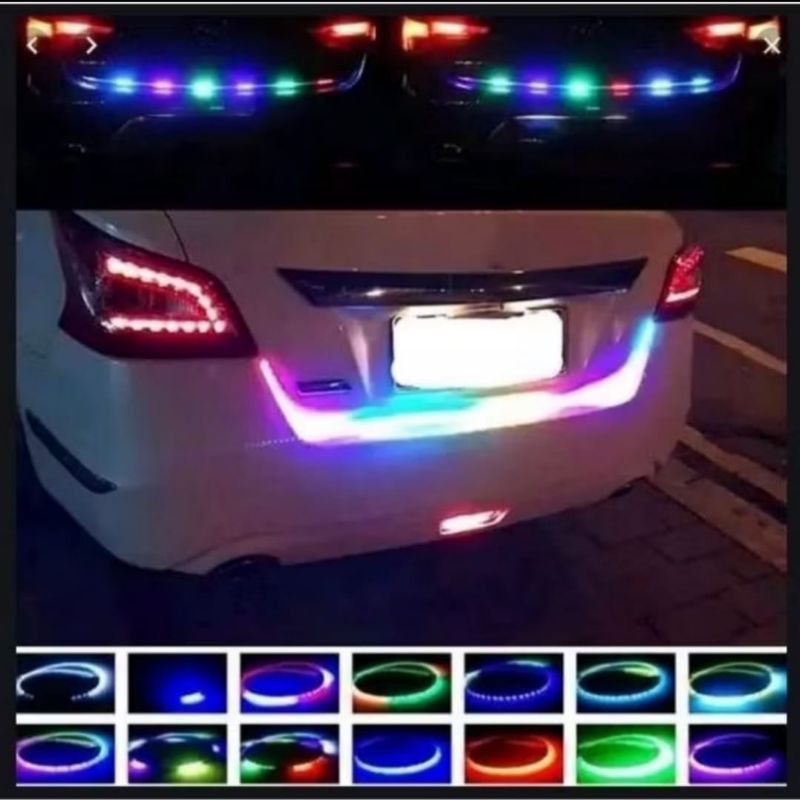 Jual Lampu Led RGB Bagasi Mobil 120 CM Tail Truk Warna Pelangi 12V 24V ...