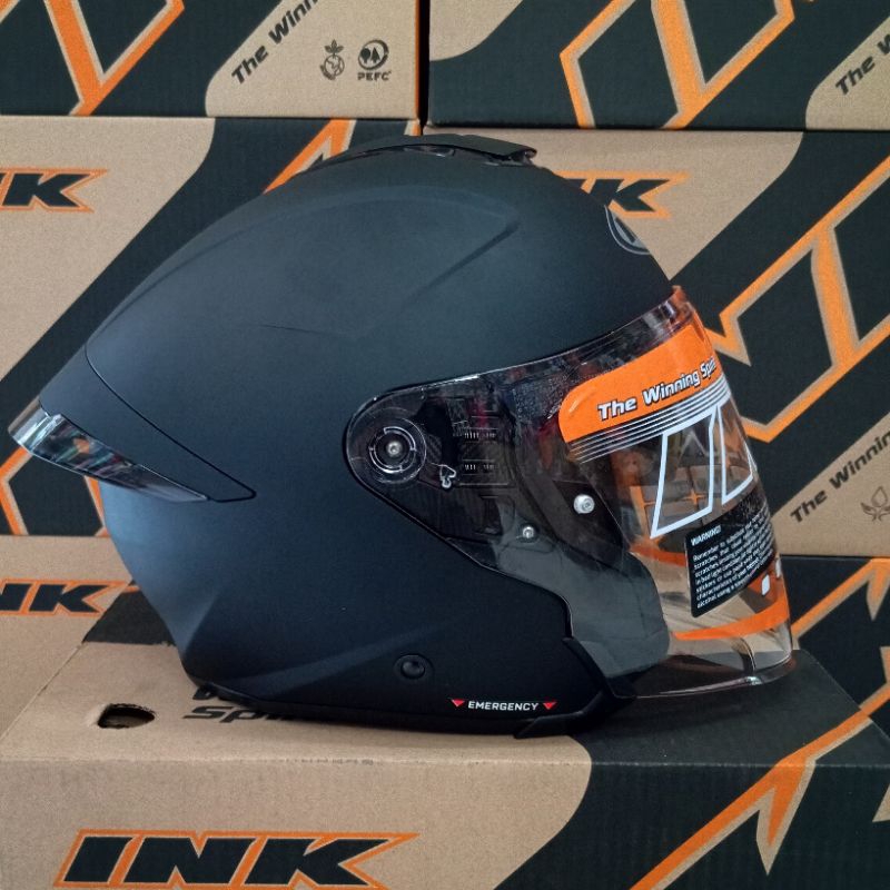 Jual HELM INK TERRA 2 SOLID ORIGINAL | Shopee Indonesia
