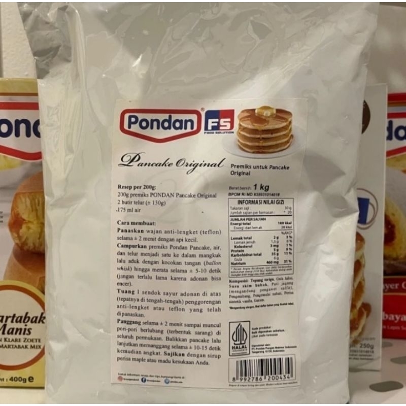 Jual Pondan Pancake Original 1kg | Shopee Indonesia