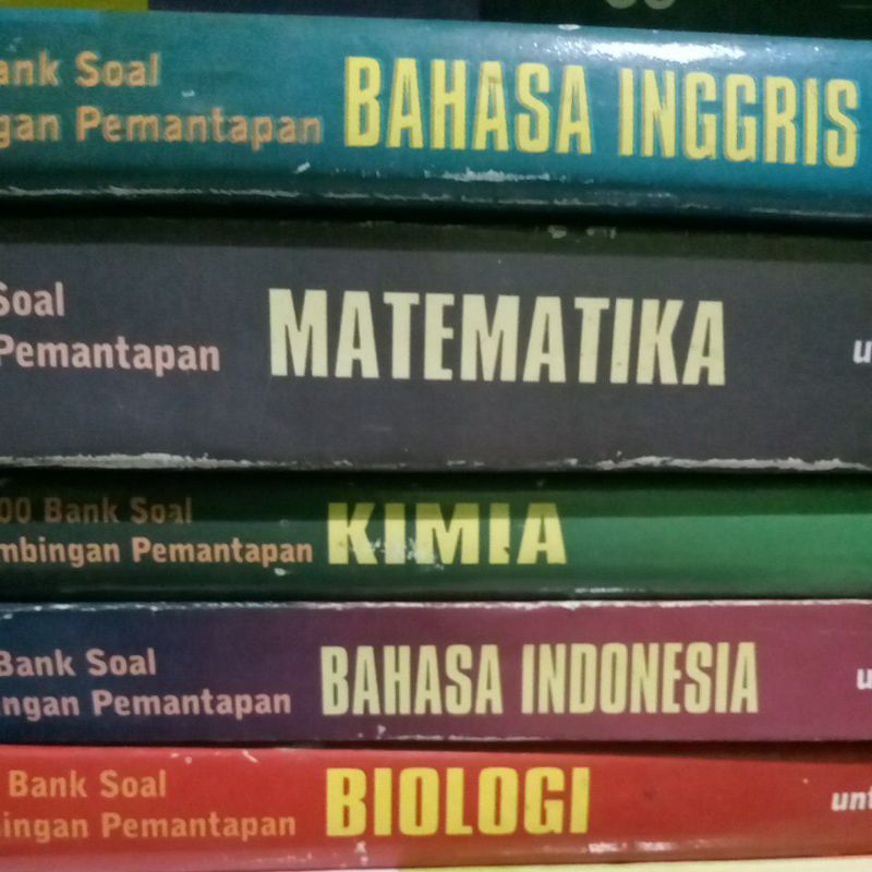 Jual buku 1700 bank soal bahasa inggris/bahasa Indonesia/kimia/matematika/biologi untuk SMA/MA ...