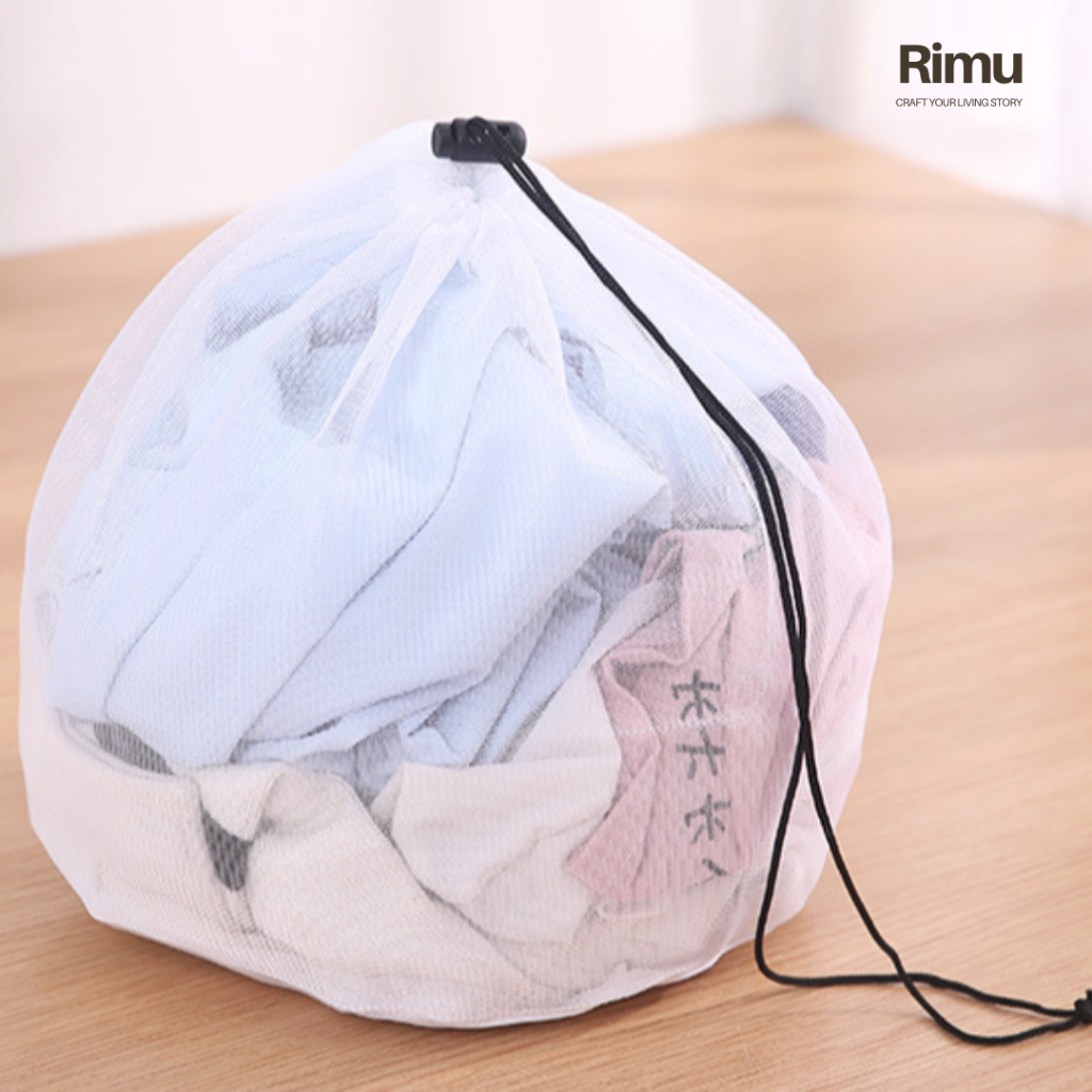 Jual RIMU Laundry Bag Serut Laundry Net Serut Kantong Jaring Bra Jaring ...