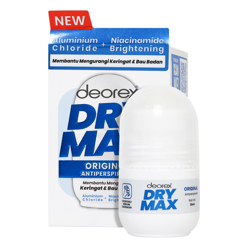 Jual DEOREX DRYMAX ANTIPERSPIRANT 30ML | Shopee Indonesia