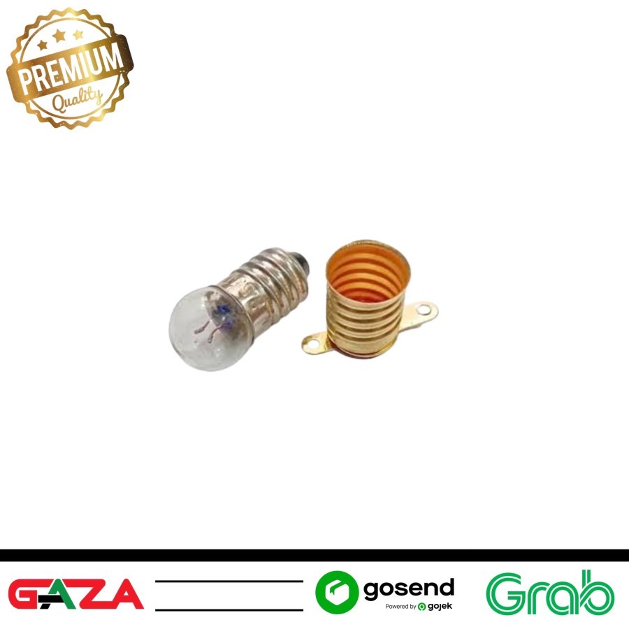 Jual Bohlam Lampu 2.5V + Fitting Bohlam E-10 / Bohlam Lampu + Fitting ...