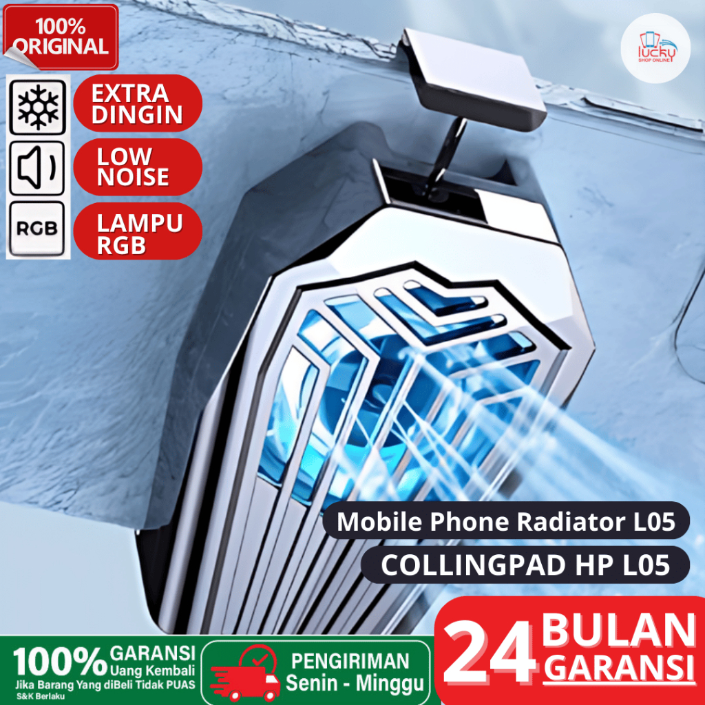 Jual KIPAS PENDINGIN HP WIRELESS L05 FANCOOLER COOLING PAD GAMING ...