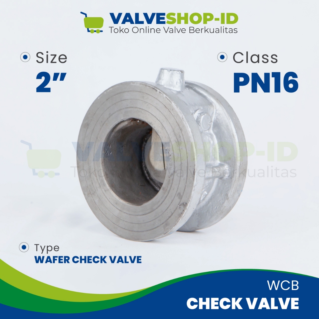 Jual Wafer Check Valve DN50 2" Inch PN16 WCB | Shopee Indonesia