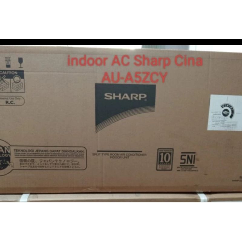 Jual Sharp Indoor AC model AH-A5ZCY Indoor saja Tanpa Outdoor | Shopee ...