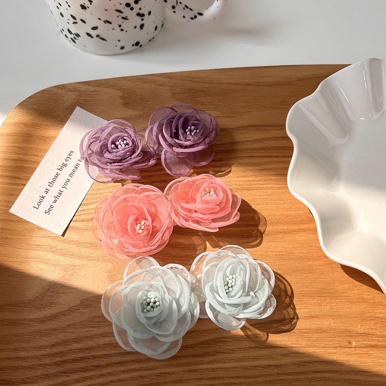 Jual Caliloops Jepit Hair Clip Rambut Poni Kecil Bunga Wanita Korea ...