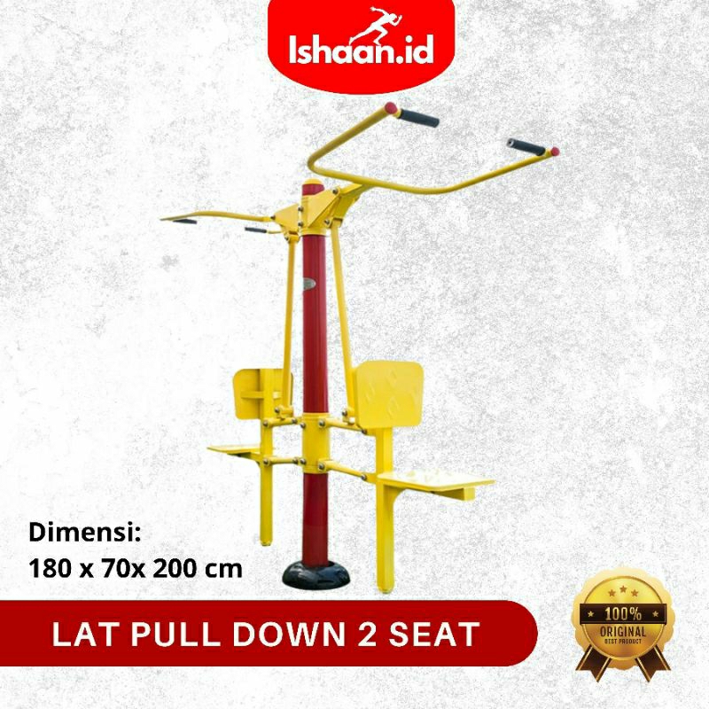 Jual Lat Pull Down 2 Seat Alat fitness Outdoor alat taman bermain anak ...