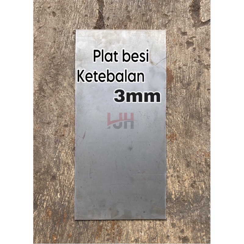 Jual Plat besi tebal 3mm . plat besi tebal plat eser hitam. ukuran mulai dari 30cm | Shopee ...