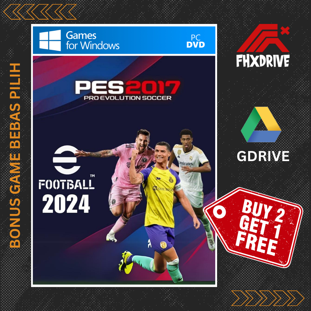 Jual PES 2017 PATCH 2024 | GAME PC | BELI 2 GRATIS 1 | Shopee Indonesia