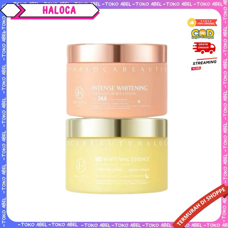 Jual HALOCA BEAUTY Hand Body Lotion Chromosome 9D dan Intense Whitening ...