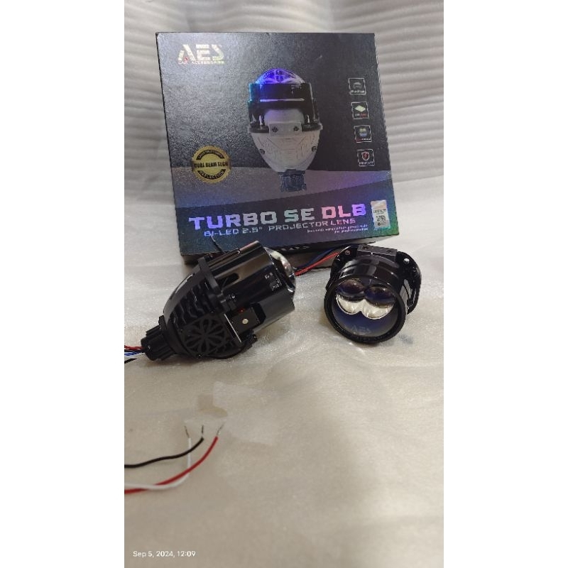 Jual biled AES turbo Se DLB dobel low beam 2,5in max75w sekotak isi 2 ...