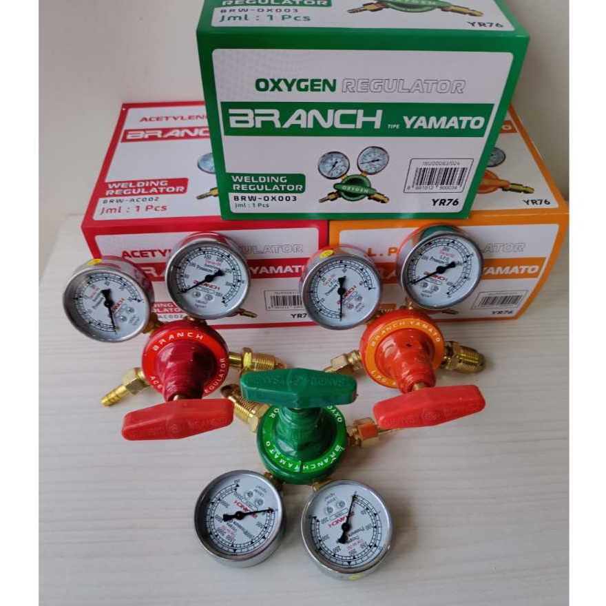 Jual REGULATOR LAS OXYGEN YAMATO / REGULATOR OKSIGEN YAMATO / REGULATOR ...