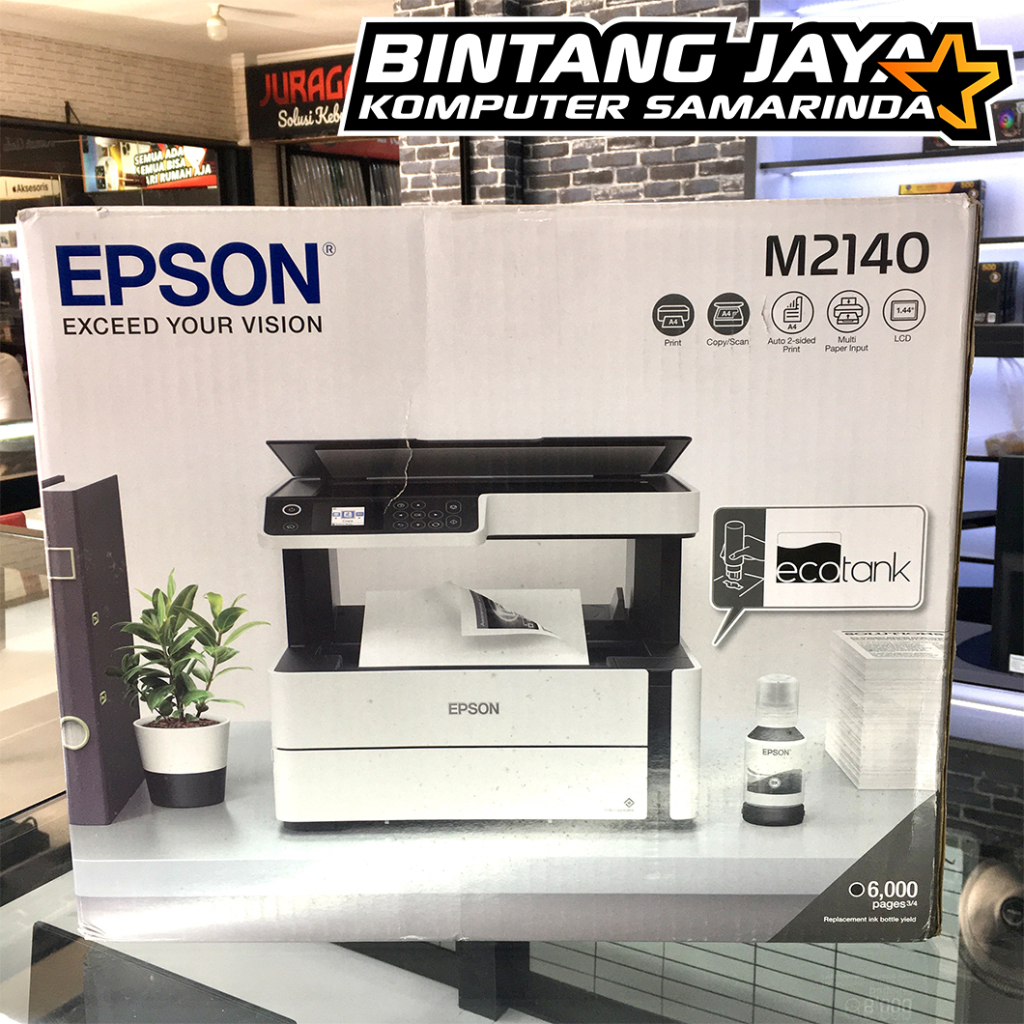 Jual Epson EcoTank Monochrome M2140 All-in-One Ink Tank Printer ...