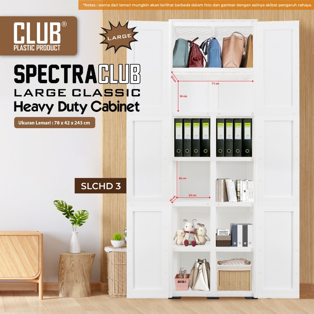Jual Club Plastik Spectra Large Heavy Duty Cabinet - Lemari Tinggi +2M ...