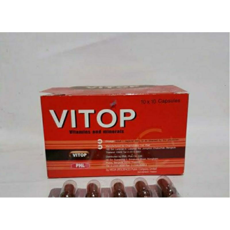 Jual Vitop Ori Thailand Suplemen Extra Ayam Tarung | Shopee Indonesia