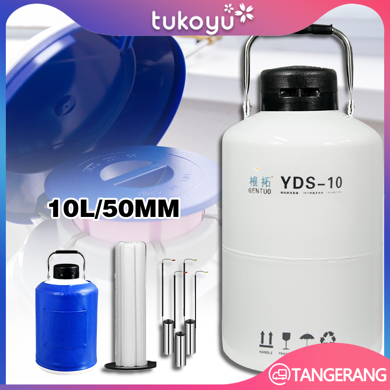 Jual Kontainer Liquid Nitrogen Cair 10 Liter/Biokontainer Barel Nitrogen Cair/Tabung Nitrogen ...