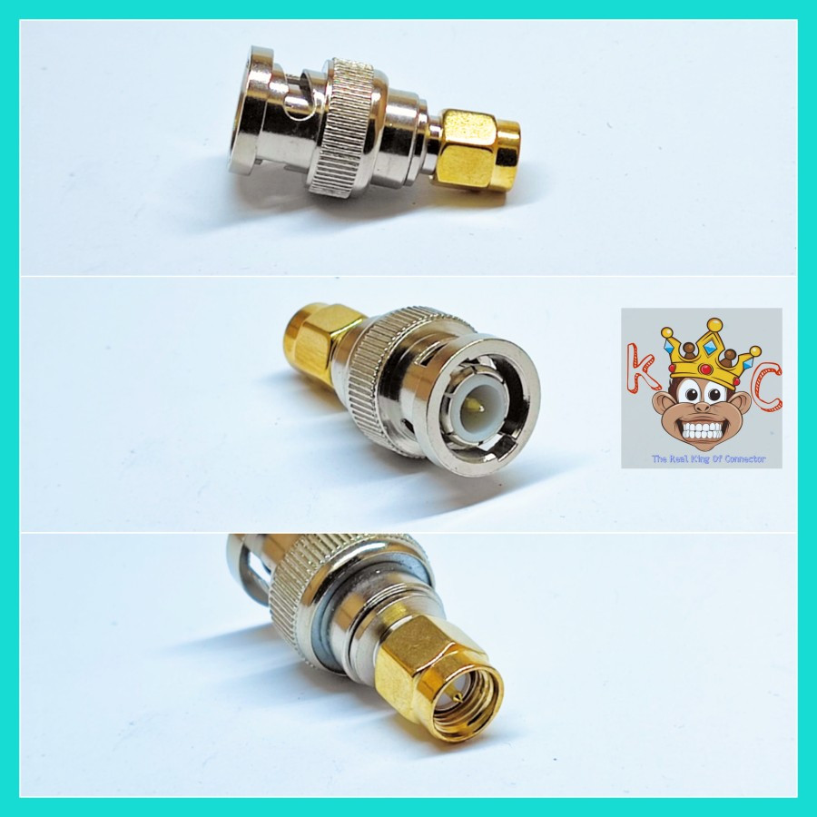 Jual ADAPTER BNC MALE KE SMA MALE GOOD QUALITY | Shopee Indonesia