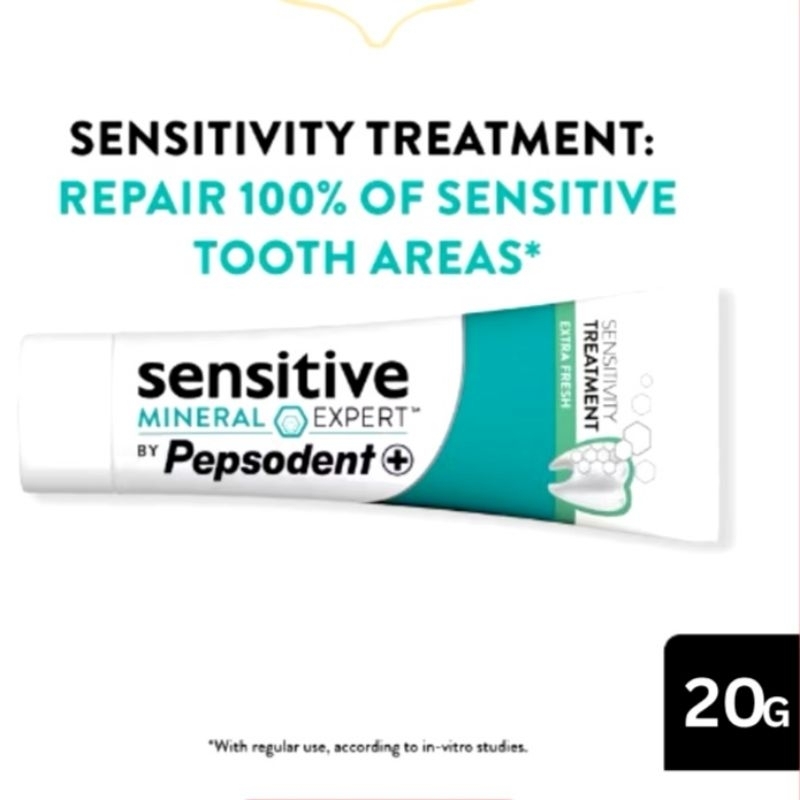 Jual EXP 07/2025 Pepsodent sensitive mineral expert relief protect ...