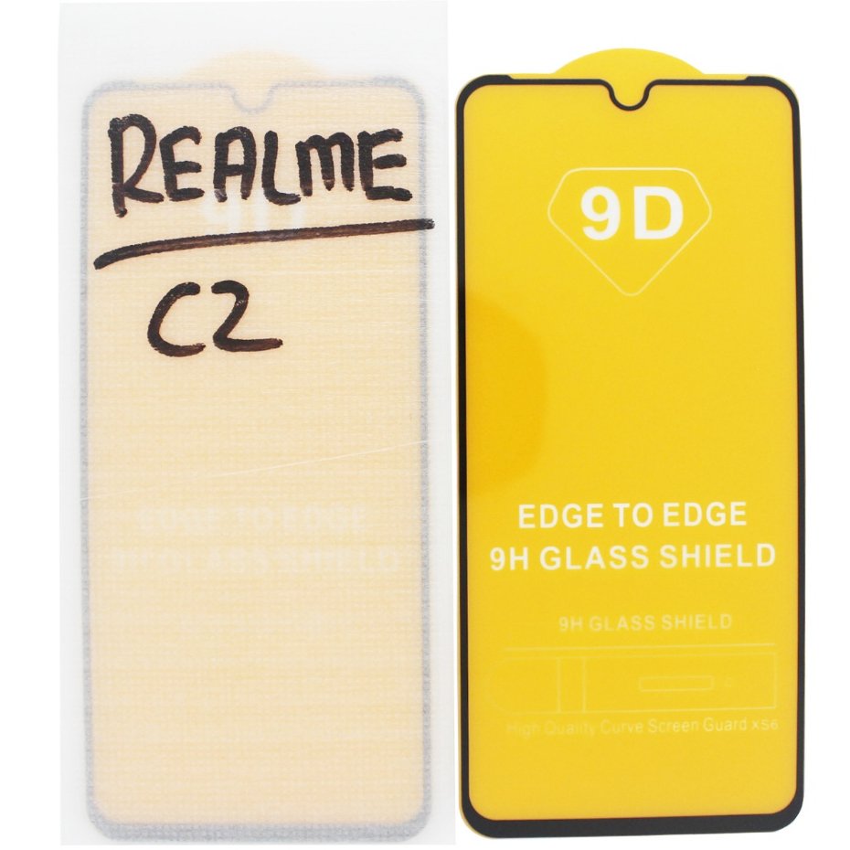 Jual TEMPERED GLASS 9D RE C2- 2019 RMX1941 HITAM = OP A1K | Shopee Indonesia