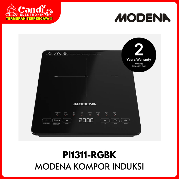 Jual MODENA Kompor Induksi 1 Tungku Portable PI1311-RGBK | Shopee Indonesia