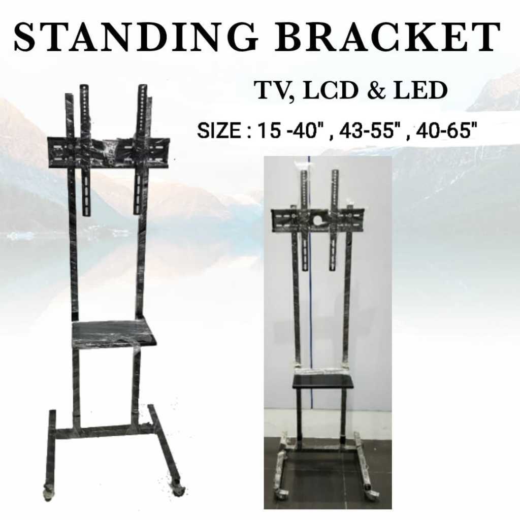 Jual standing bracket tv 40inchi braket tv berdiri 15inchi sampai ...