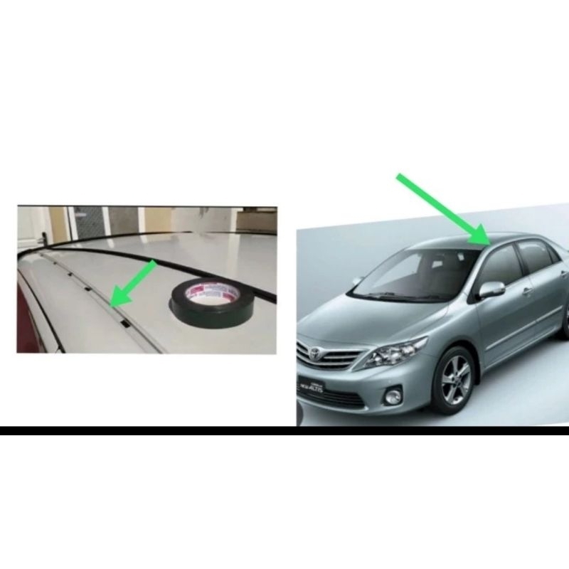 Jual karet roof talang air Corolla Altis gen 1/generasi pertama harga ...
