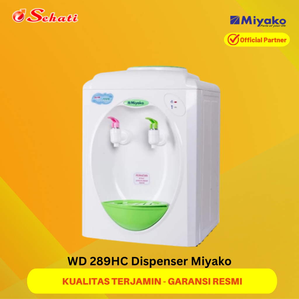Jual MIYAKO WD 289HC Dispenser Miyako 420 Watt Hot, Cool Sehati online ...