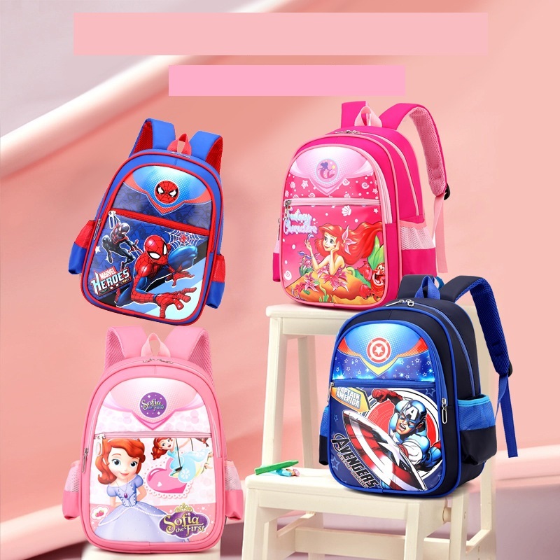 Jual Tas Sekolah anak TK SD karakter 3 ruang ransel backpack siswa laki-laki perempuan | Shopee ...