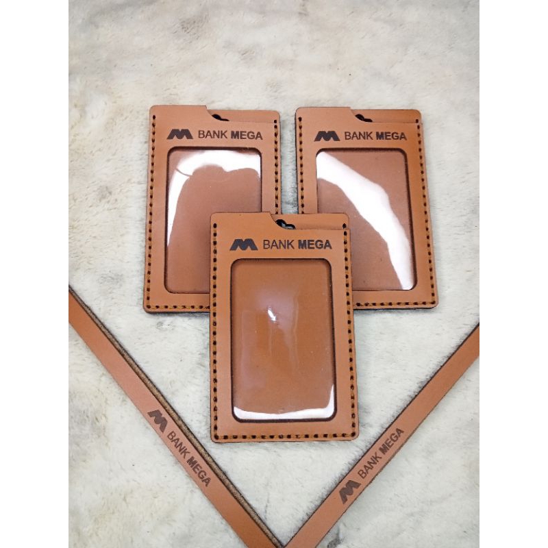 Jual ID CARD KULIT CUSTOM BANK MEGA | Shopee Indonesia