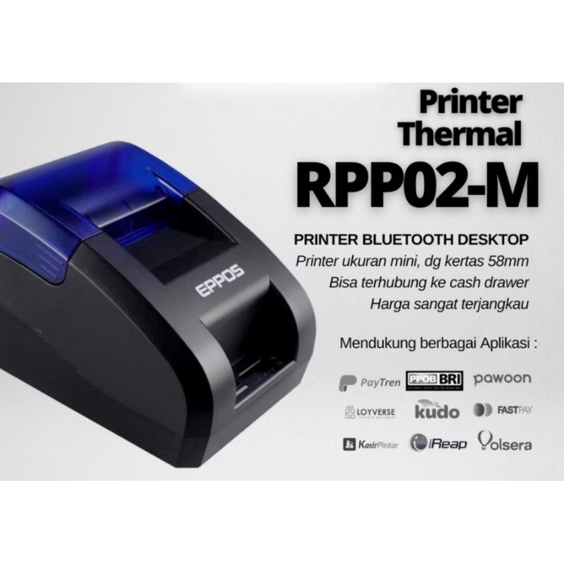 Jual Printer Bluethoot | Printer Thermal EPPOS RPP02-M Ukuran Kertas ...