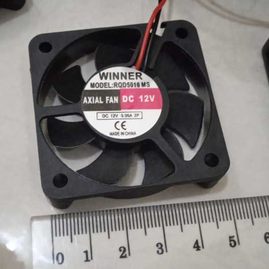 Jual Fan Cooling Kipas Pendingin 12V DC Panel Brushless 5x5 Cm | Shopee ...