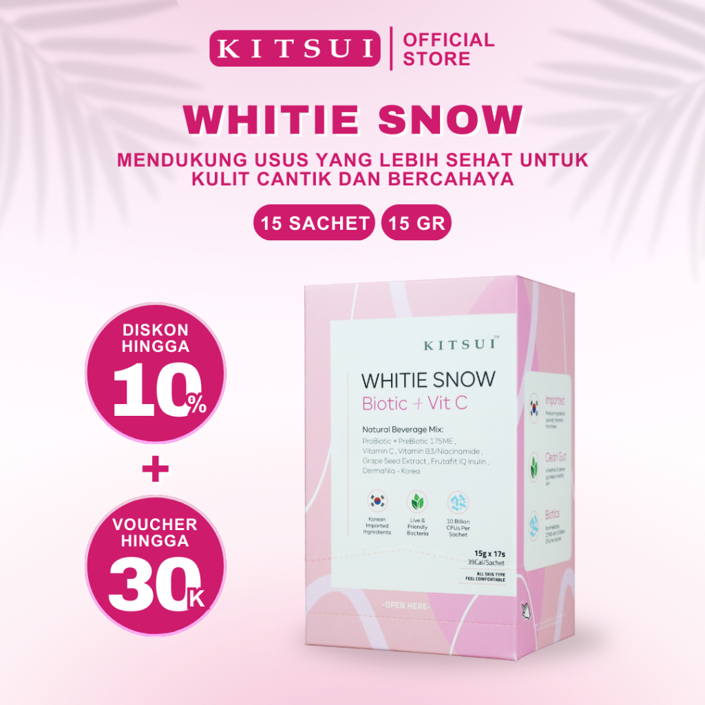 Jual KITSUI Whitie Snow 17 Sachet @15 gr | Shopee Indonesia
