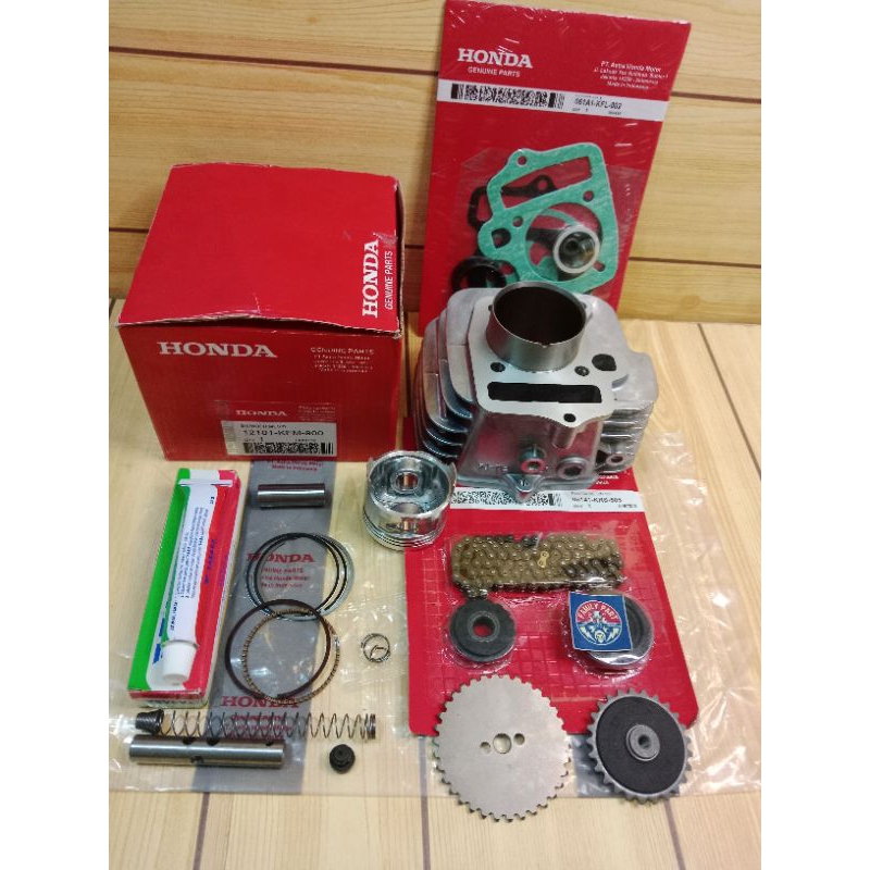 Jual BLOK SEHER PAKET KOMPLIT KFM 7 AITEM HONDA SUPRA FIT NEW LAGENDA REVO LAMA 100CC | Shopee ...