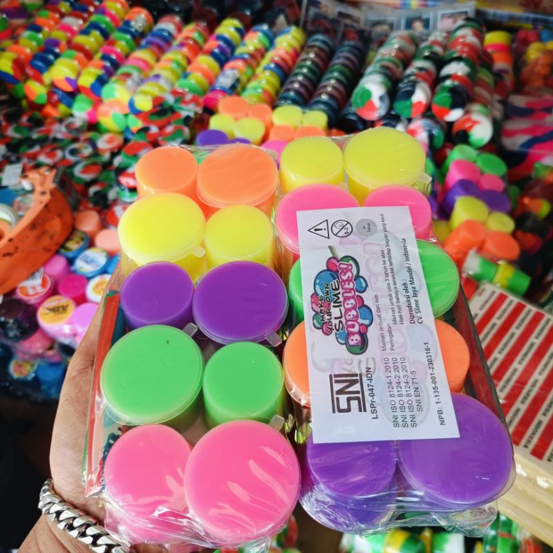 Jual Mainan anak slem warna sugus + sedotan isi 10 pcs | Shopee Indonesia