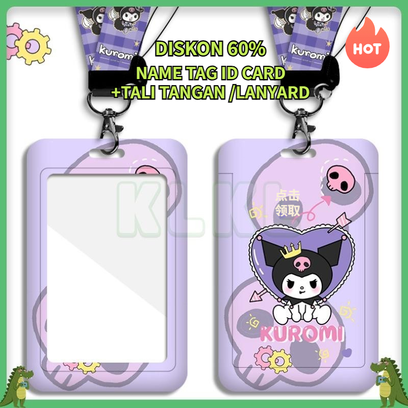 Jual KLKL Id Card Holder Lucu Gantungan Kartu Id Card Aesthetic ...