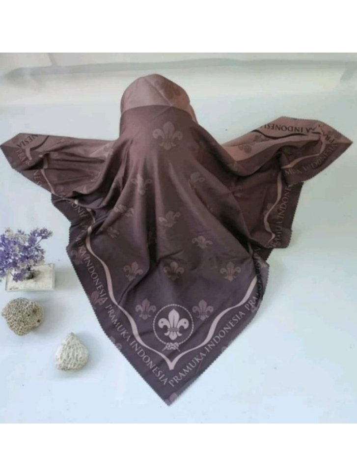 Jual JILBAB PRAMUKA / HIJAB PRAMUKA UKURAN 115×115 / KERUDUNG PRAMUKA ...