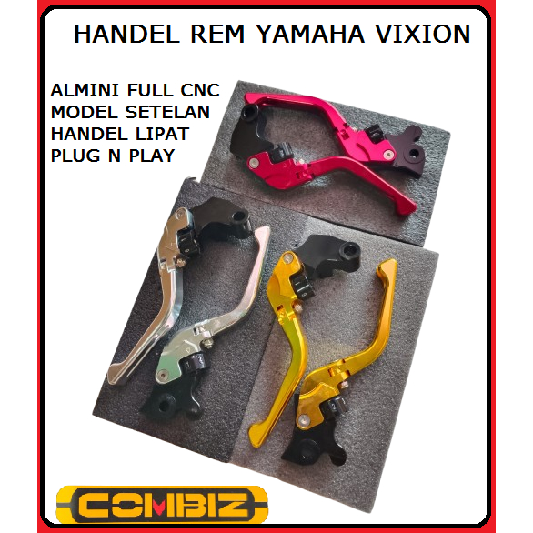 Jual HANDEL VIXION OLD ALMINI FULL CNC LIPAT YAMAHA VIXION NEW / R15 ...