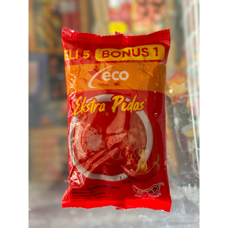 Jual Eco Saus Cabe Extra Pedas / Saos Sambal Ekstra Pedas 400gr ...