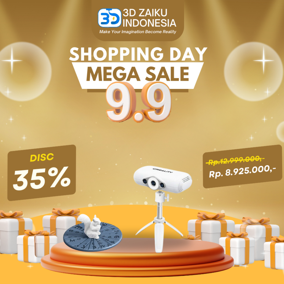 Jual Creality CR-Scan Lizard High Detail Scan Scan Ukuran Besar No ...