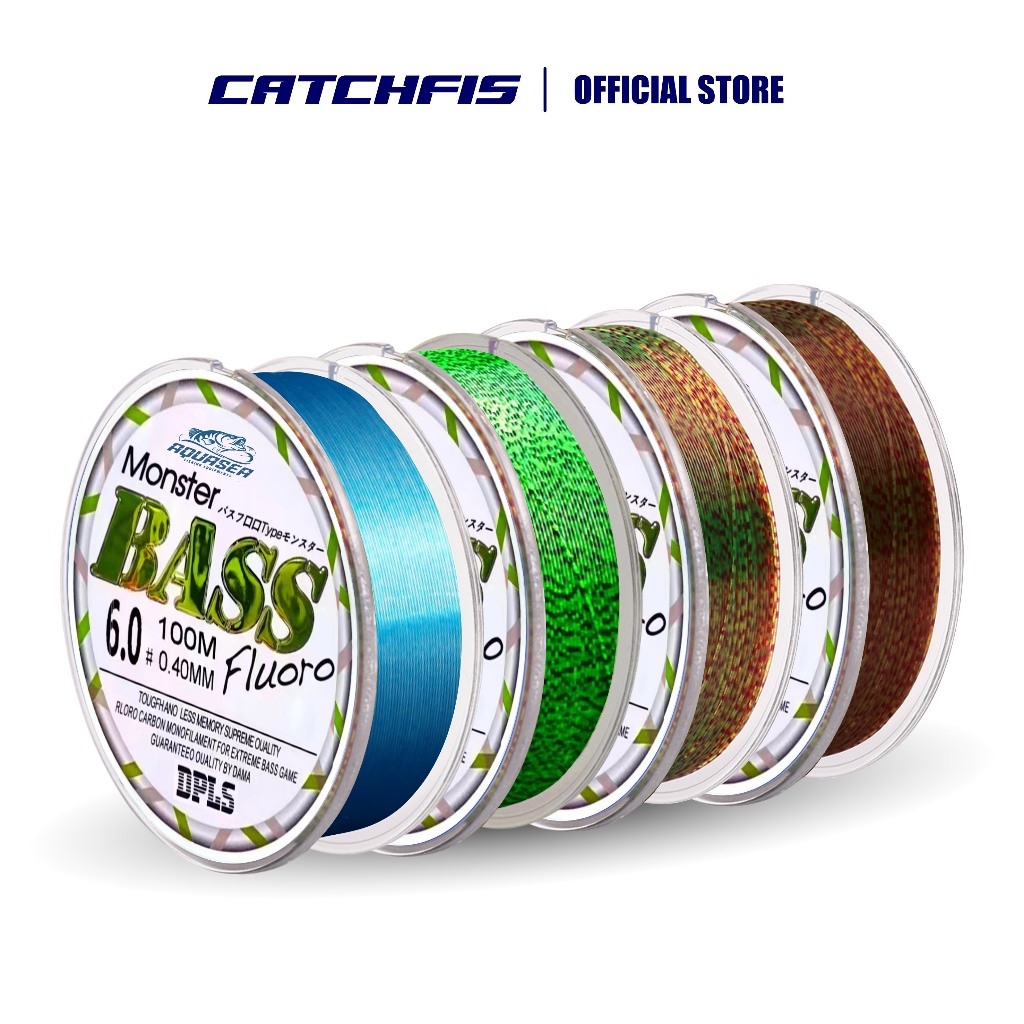 Jual Catchfis - Tali Pancing BASS FLUOROCARBON 100M Senar Pancing ...