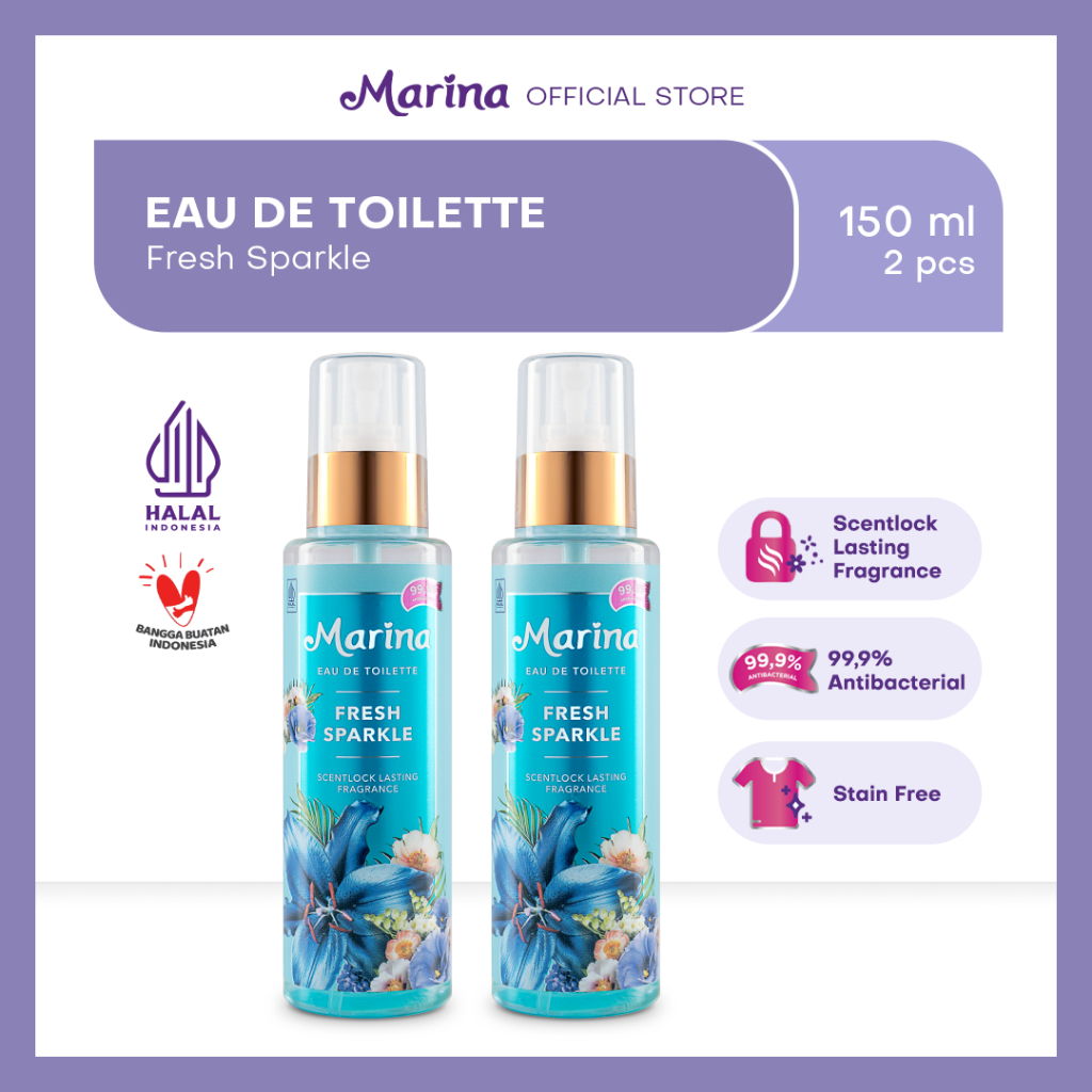 Jual Marina Value Pack - Fresh Sparkle Eau de Toilette [2 pcs] - Exp ...