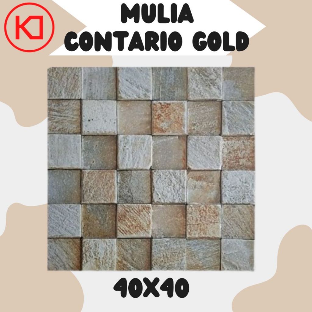 Jual Keramik Lantai Motif Batu Mulia Contario Brown 40x40 | Shopee ...